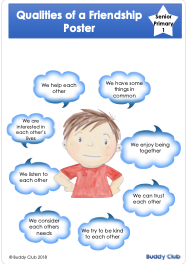 Play & Pretend: SP: 1. Qualities of a Good Friend - Poster – Buddy Club