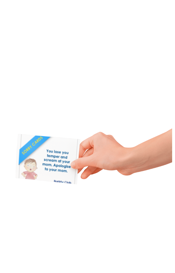 Chit & Chat: JP: 7. Sorry Cards - Activity – Buddy Club