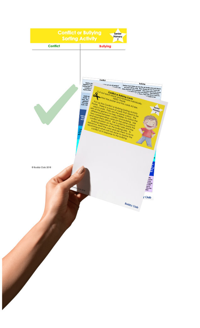 Chit & Chat: SP: 7. Conflict or Bullying - Activity – Buddy Club