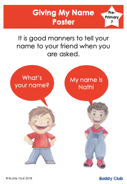 Meet & Greet: PP: 7. Giving My Name - Poster – Buddy Club