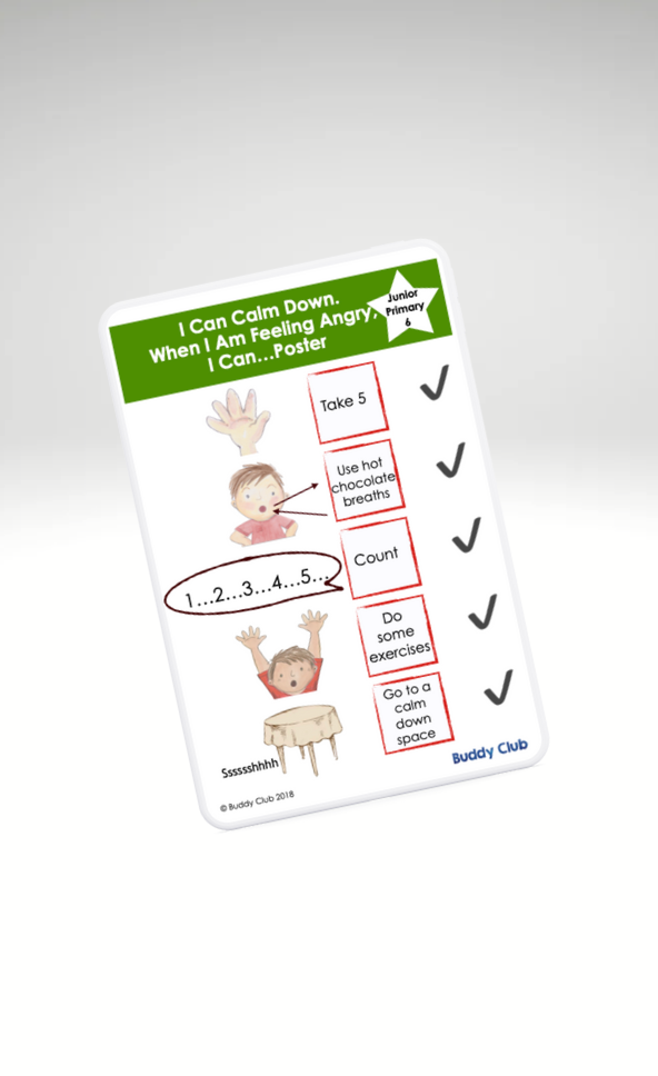 Faces & Feelings: JP: 6. I Can Calm Down/ The Angry Rules - Poster ...