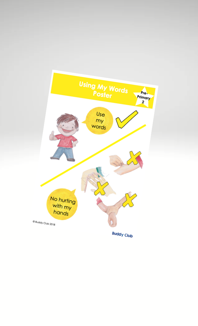 Chit & Chat: PP: 2. Using My Words - Poster – Buddy Club