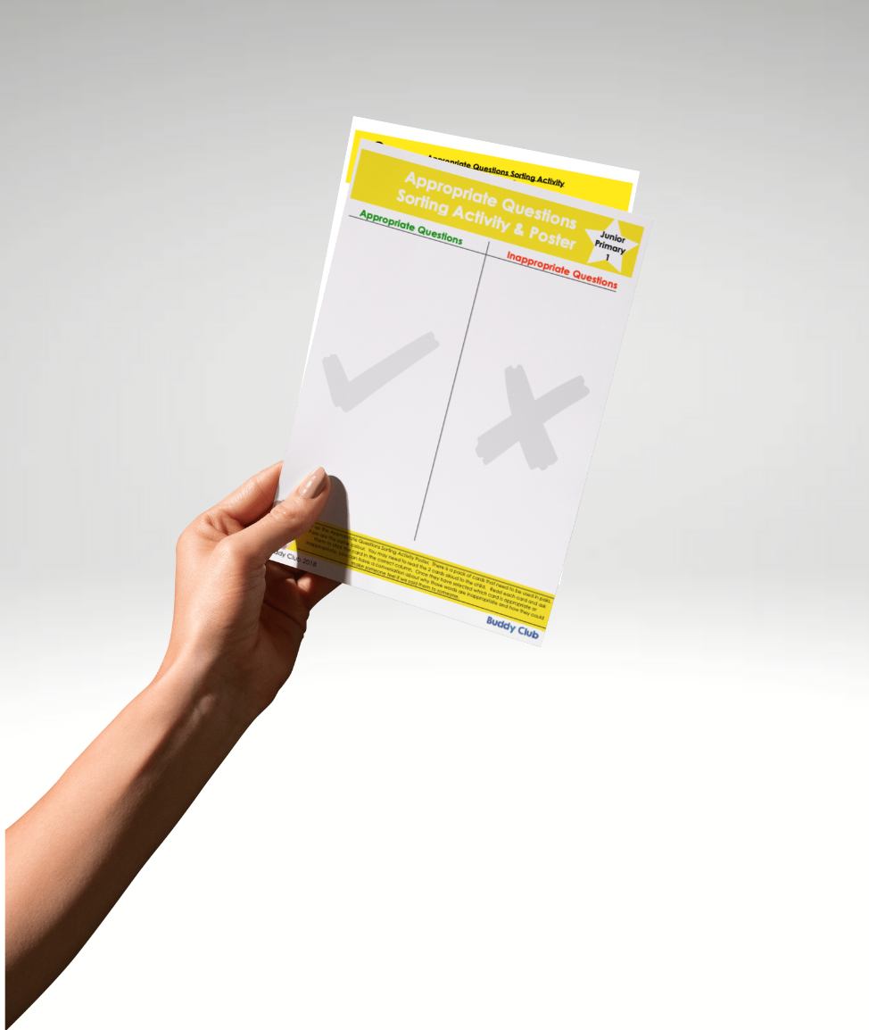 Chit & Chat: JP: 1. Asking Appropriate Questions - Poster/Sorting Acti ...