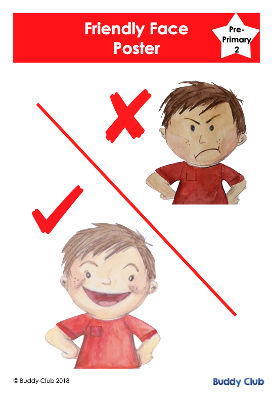 Meet & Greet: PP: 2. Friendly Face - Poster – Buddy Club