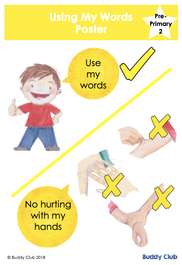 Chit & Chat: PP: 2. Using My Words - Poster – Buddy Club