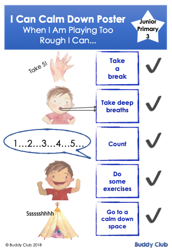 Play & Pretend: PP: 3. I Can Calm Down - Poster – Buddy Club