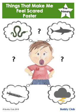 Faces & Feelings: PP: 4. Things That Make Me Feel Scared - Poster ...