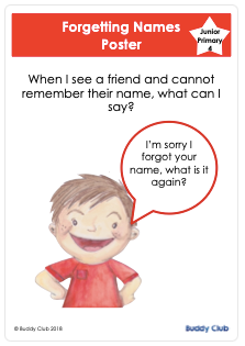 Meet & Greet: JP: 4. Forgetting Names - Poster – Buddy Club