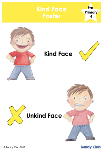 Chit & Chat: PP: 4. Kind Face - Poster – Buddy Club