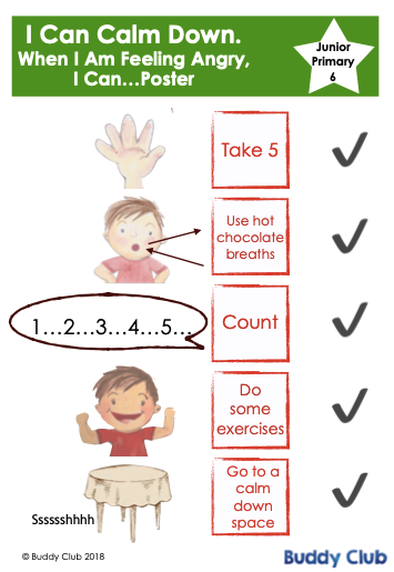 Faces & Feelings: JP: 6. I Can Calm Down/ The Angry Rules - Poster ...