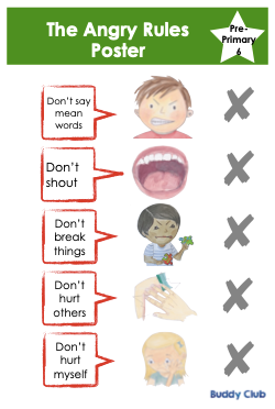 Faces & Feelings: PP: 6. The Angry Rules/I Can Calm Down - Posters ...