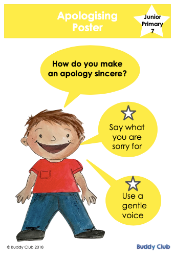 Chit & Chat: JP: 7. Apologising - Poster – Buddy Club
